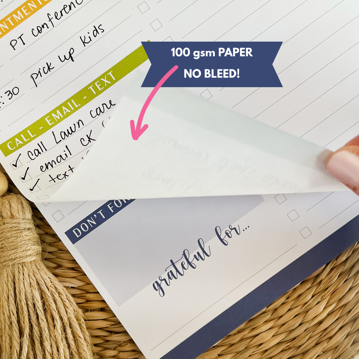 Teacher Notepad to Stay Organized - Daily Planner Undated for Students ...